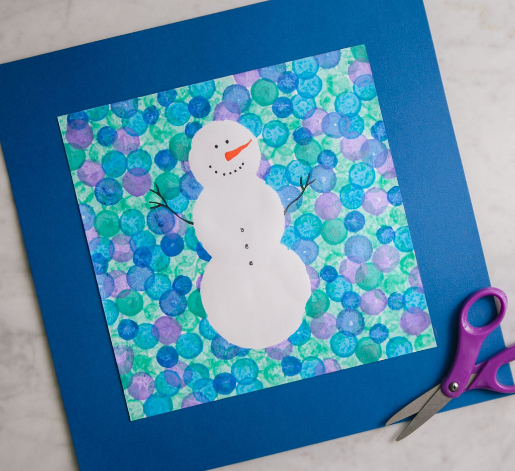 WINTER SNOWMAN – Do-A-Dot Art