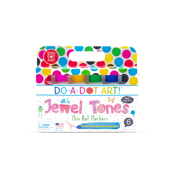 Mini Jewel Tone 6 Pack Dot Markers – Do-A-Dot Art